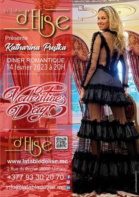 Saint-Valentin - La Table d'Élise - Restaurant à Monaco